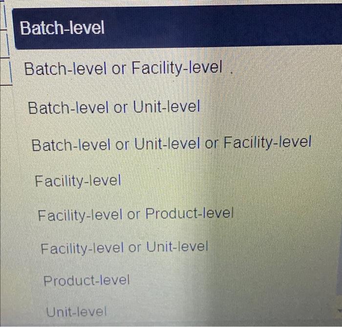 Solved Classify each of the following costs as either | Chegg.com