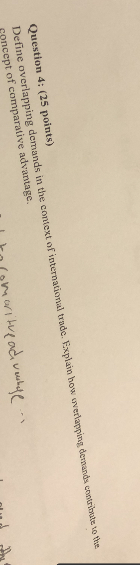 Solved Question 4: (25 ﻿points)Define overlapping demands in | Chegg.com