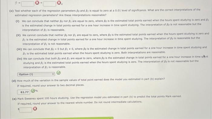 Solved (a) Choose a scatter chart below with Hours Spent | Chegg.com