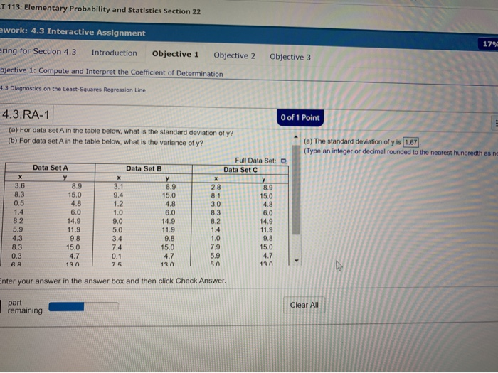 Solved T 113: Elementary Probability and Statistics Section | Chegg.com