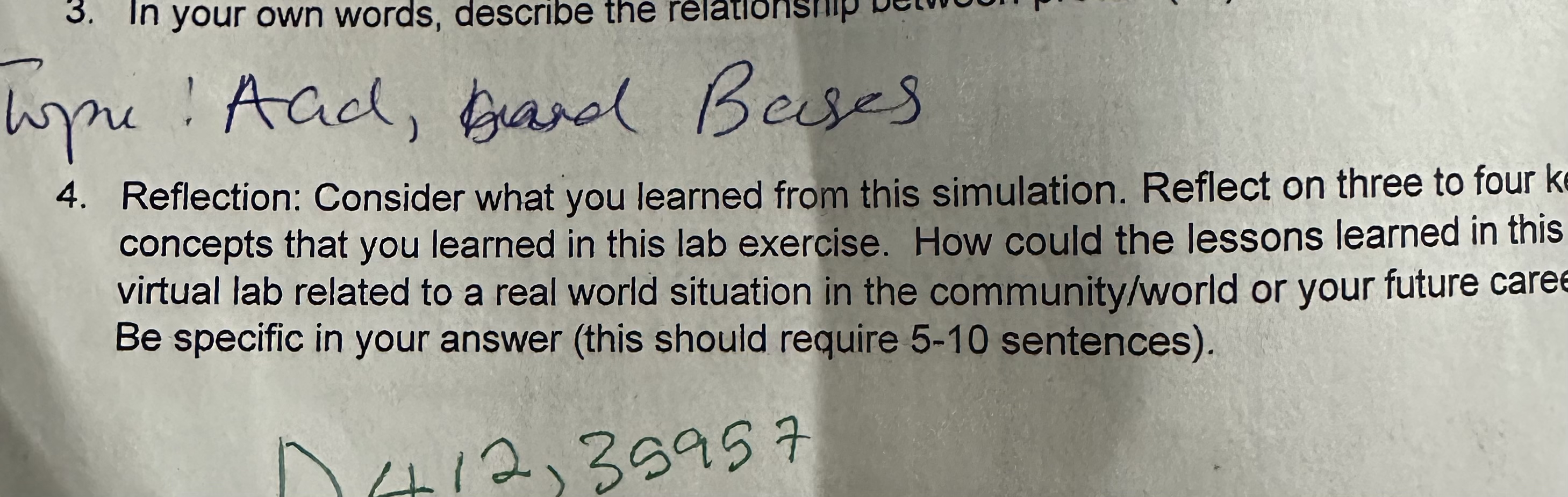 Solved Topic: Acid, And Bases4. ﻿Reflection: Consider what | Chegg.com