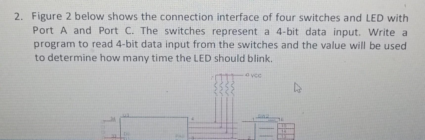 Solved Figure 2 below shows the connection interface of four | Chegg.com