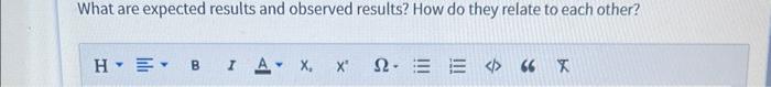 Solved What are expected results and observed results? How | Chegg.com