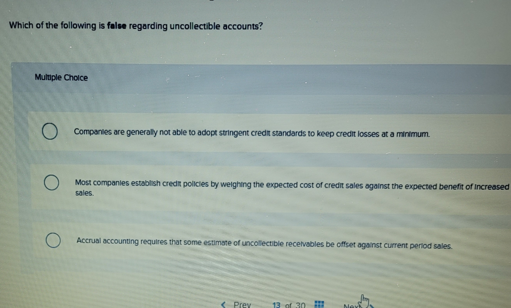 Solved Which of the following is false regarding | Chegg.com