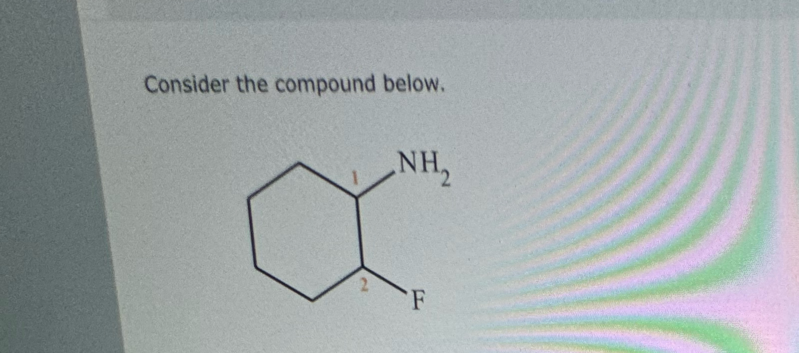 Solved Consider the compound below.Part 1: draw the | Chegg.com