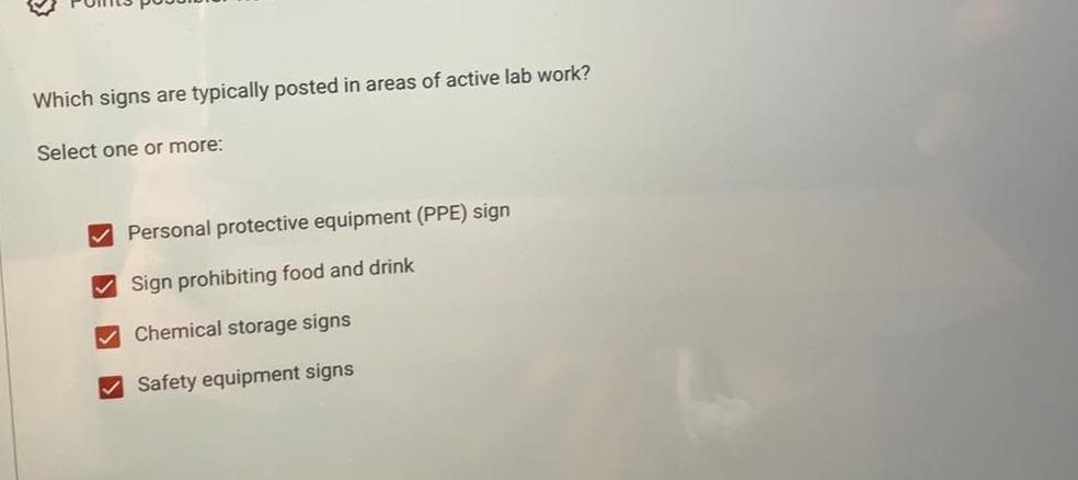 Solved Which signs are typically posted in areas of active | Chegg.com