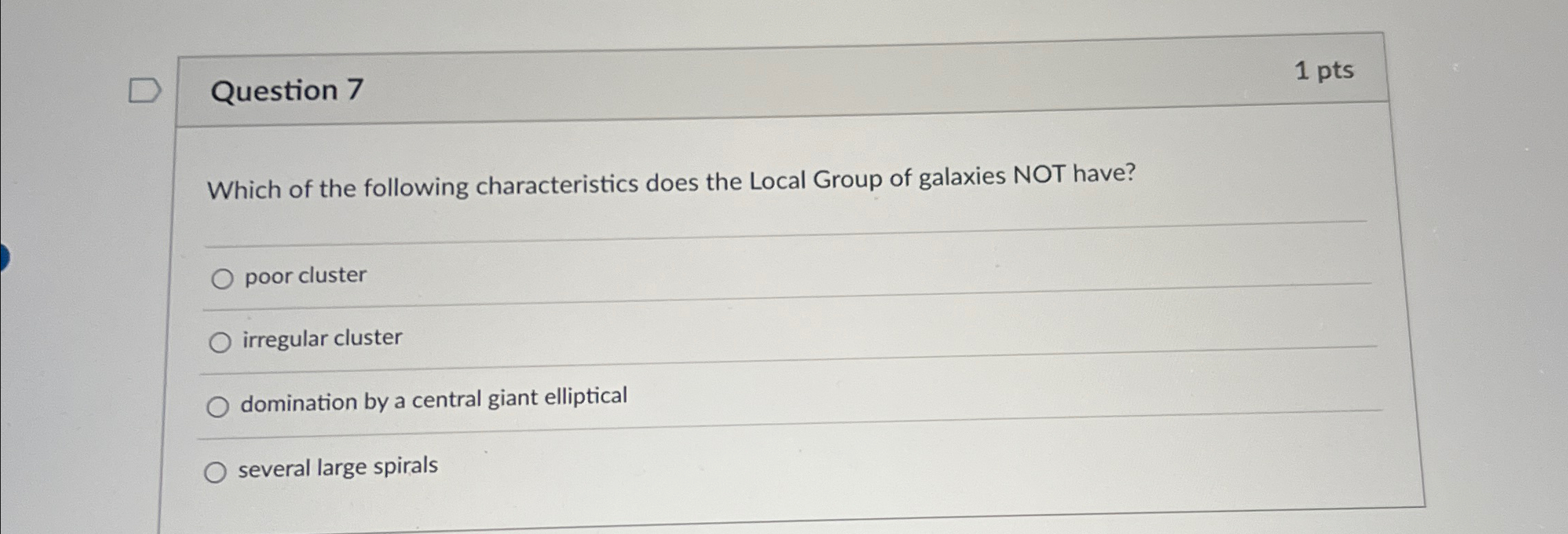 Solved Question 71 ﻿ptsWhich of the following | Chegg.com