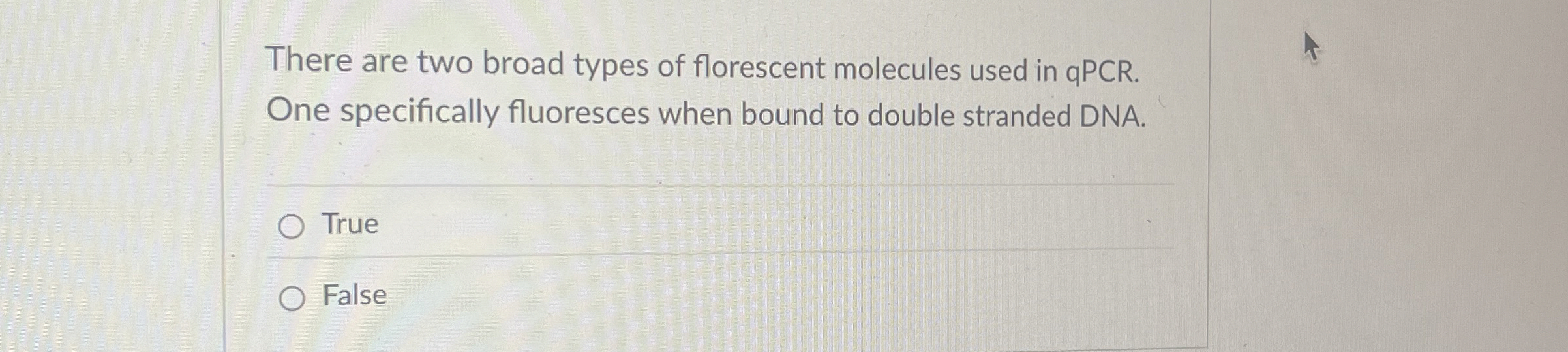 Solved There are two broad types of florescent molecules | Chegg.com