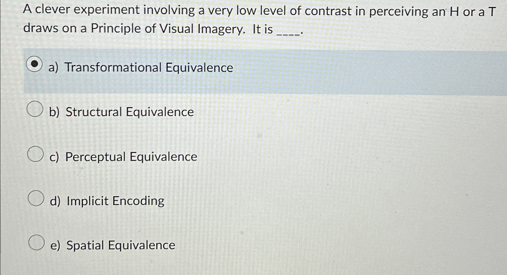 Solved A clever experiment involving a very low level of | Chegg.com
