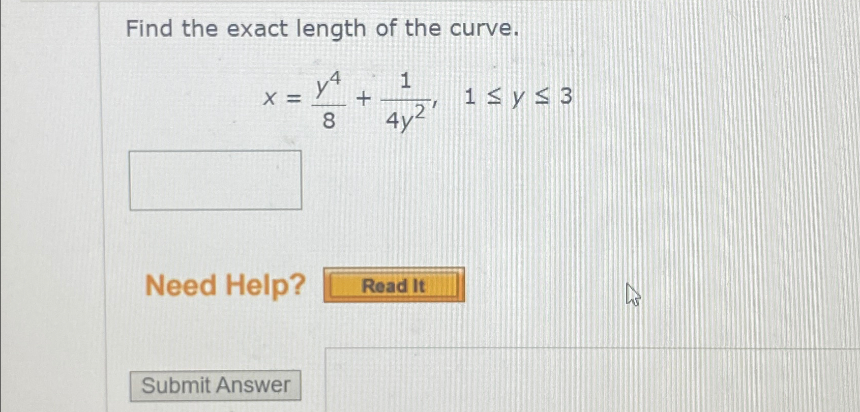 Solved Find the exact length of the | Chegg.com