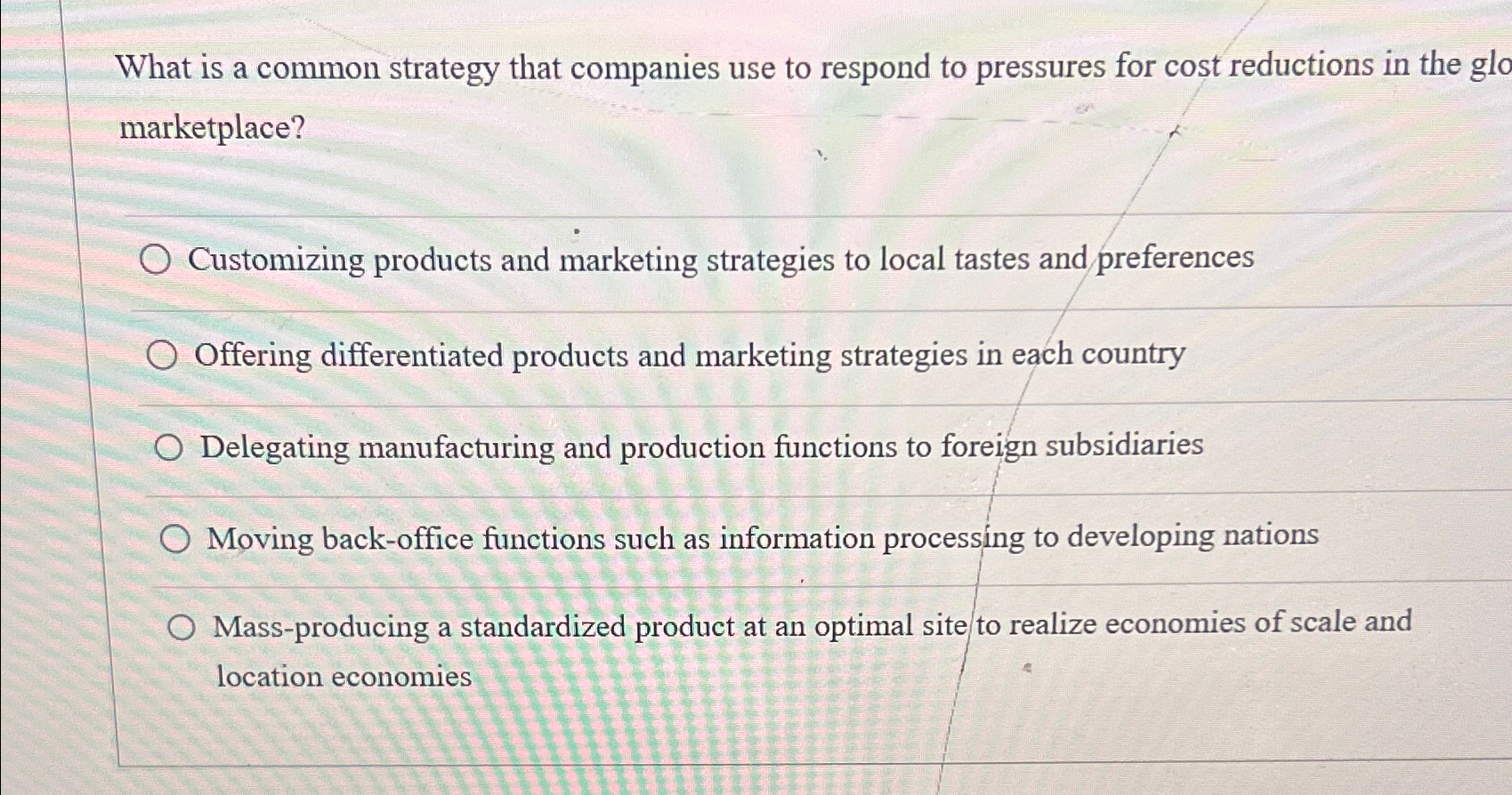Solved What is a common strategy that companies use to | Chegg.com