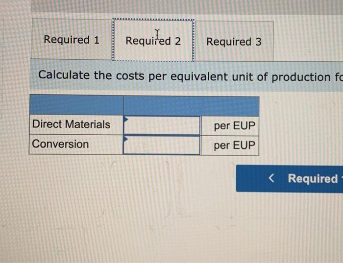 Solved 1. calculate the equivalent units of production for | Chegg.com