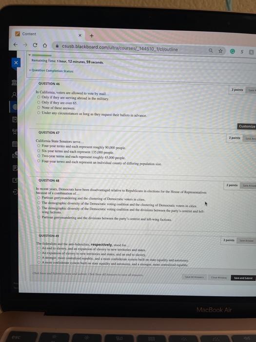 Solved Content csusb.blackboard.com/ultra | Chegg.com