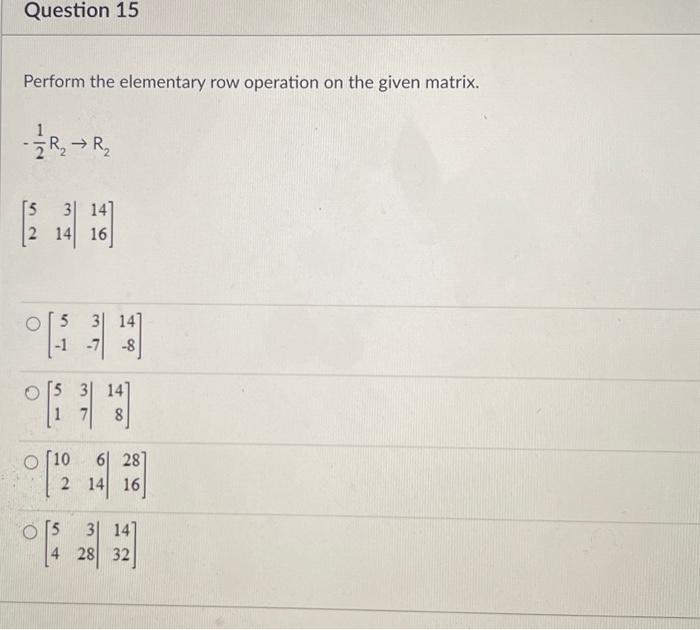 Solved Given the matrices A and B, solve for X. 4X−B=A. | Chegg.com