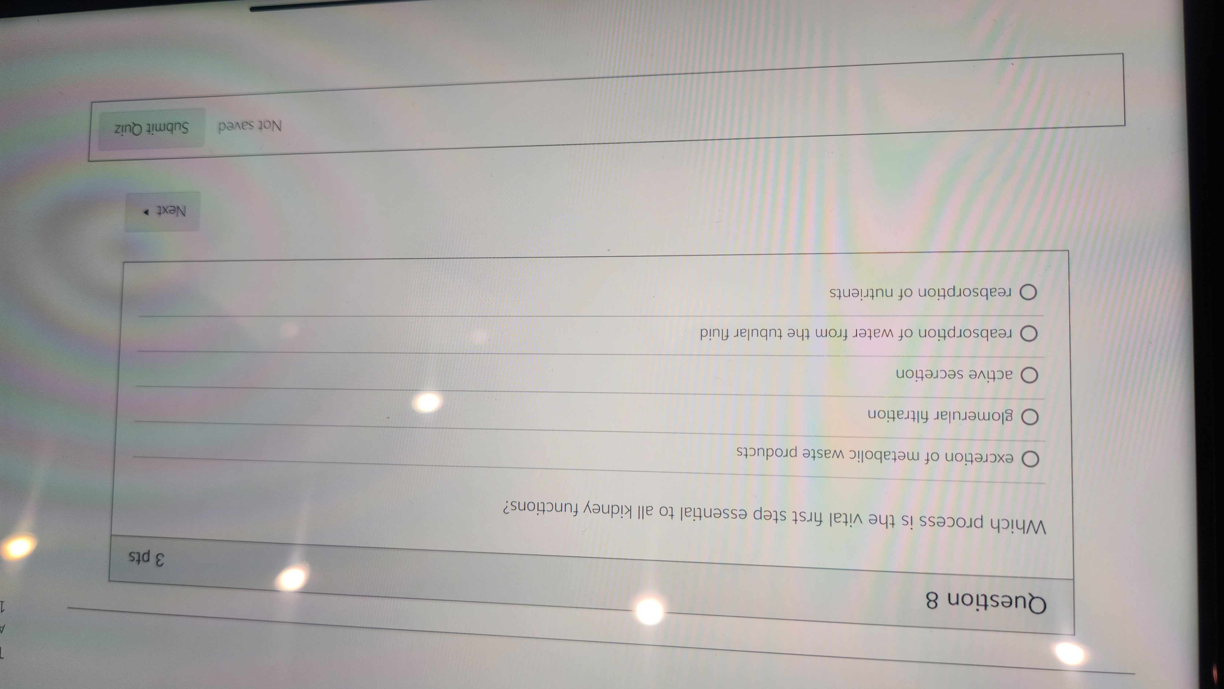 Solved Question 8Which process is the vital first step | Chegg.com