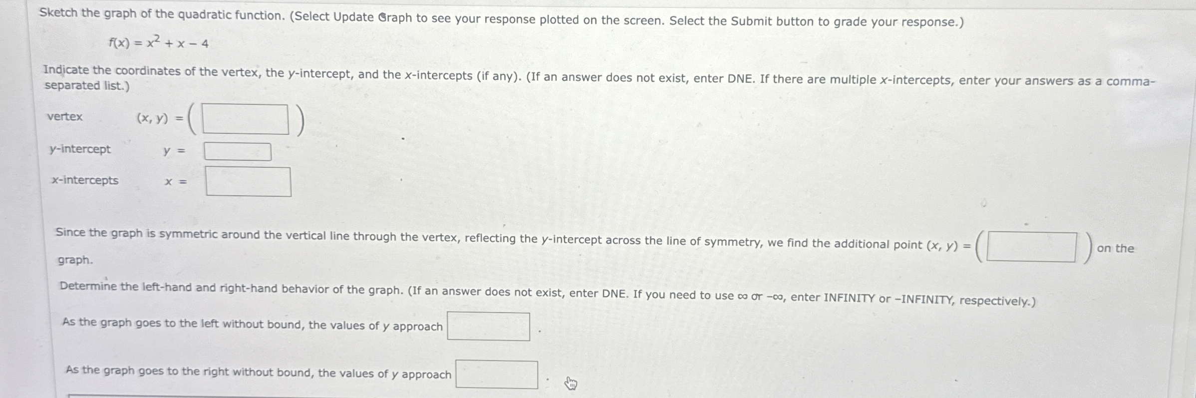 Solved Sketch the graph of the quadratic function. (Select | Chegg.com