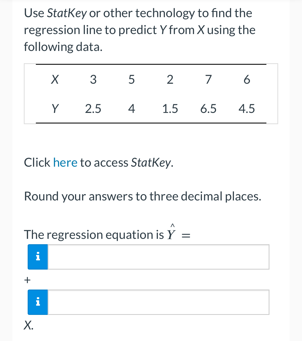 Solved Use StatKey or other technology to find the | Chegg.com