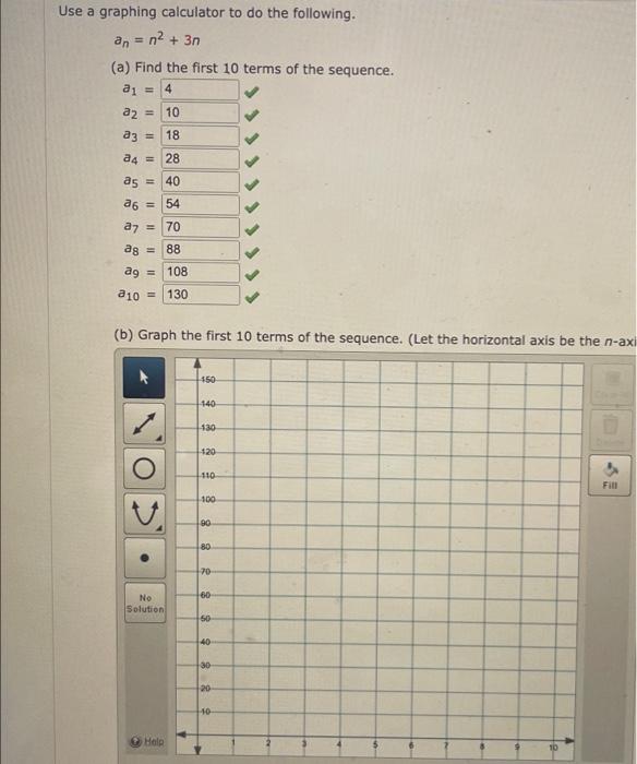 Solved Use a graphing calculator to do the following. | Chegg.com