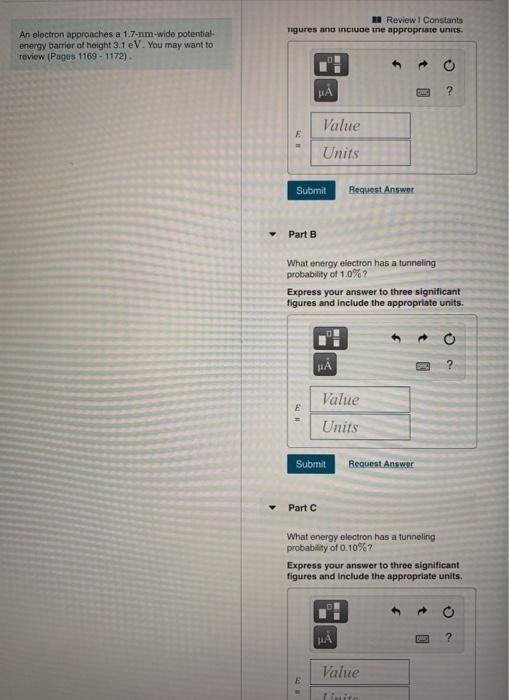 Solved Review 1 Constants Tigures and include the | Chegg.com