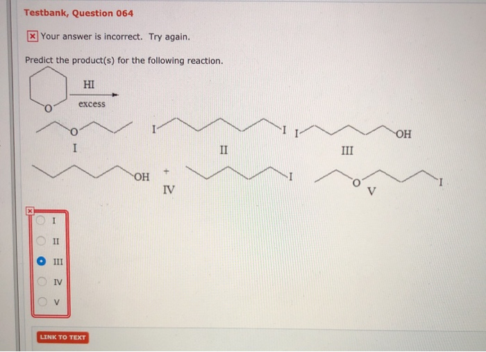 Solved Testbank, Question 064 x Your answer is incorrect. | Chegg.com Solved Testbank, Question 064 x Your answer is incorrect. | Chegg.com