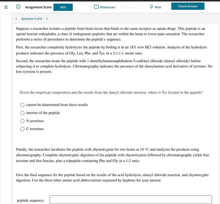 Solved !!! Assignment Score: 36% Resources Hint Check Answer | Chegg.com