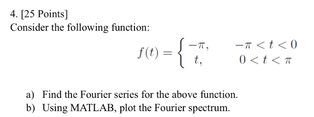 Solved [25 ﻿Points]Consider the following | Chegg.com