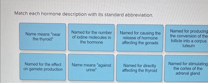 Correctly label the following glands of the endocrine | Chegg.com
