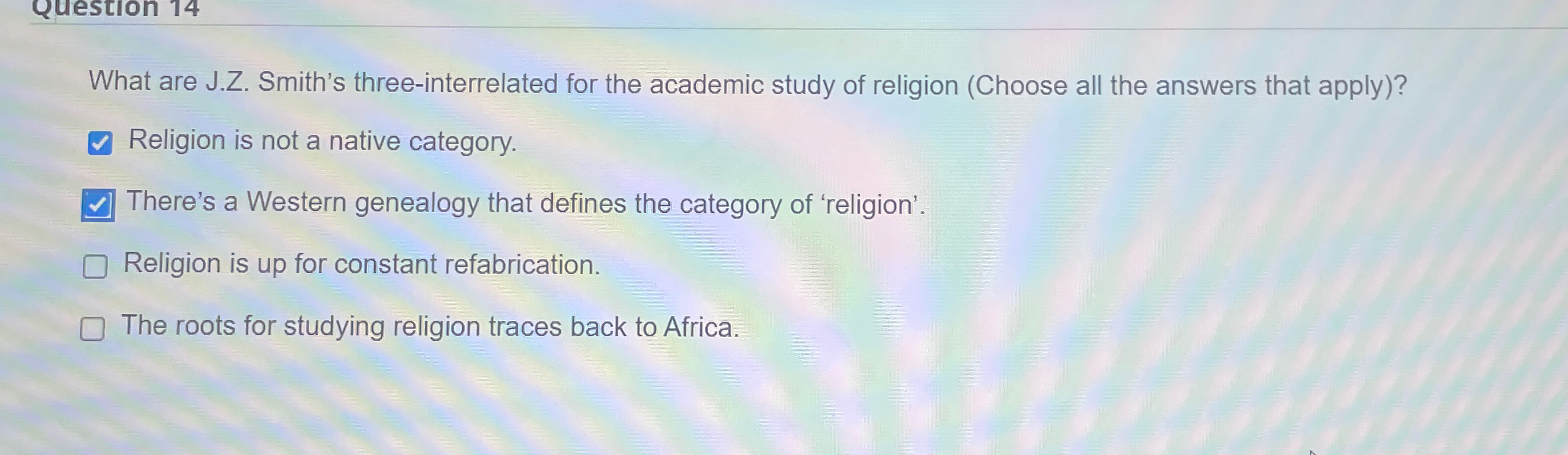Solved What are J.Z. ﻿Smith's three-interrelated for the | Chegg.com