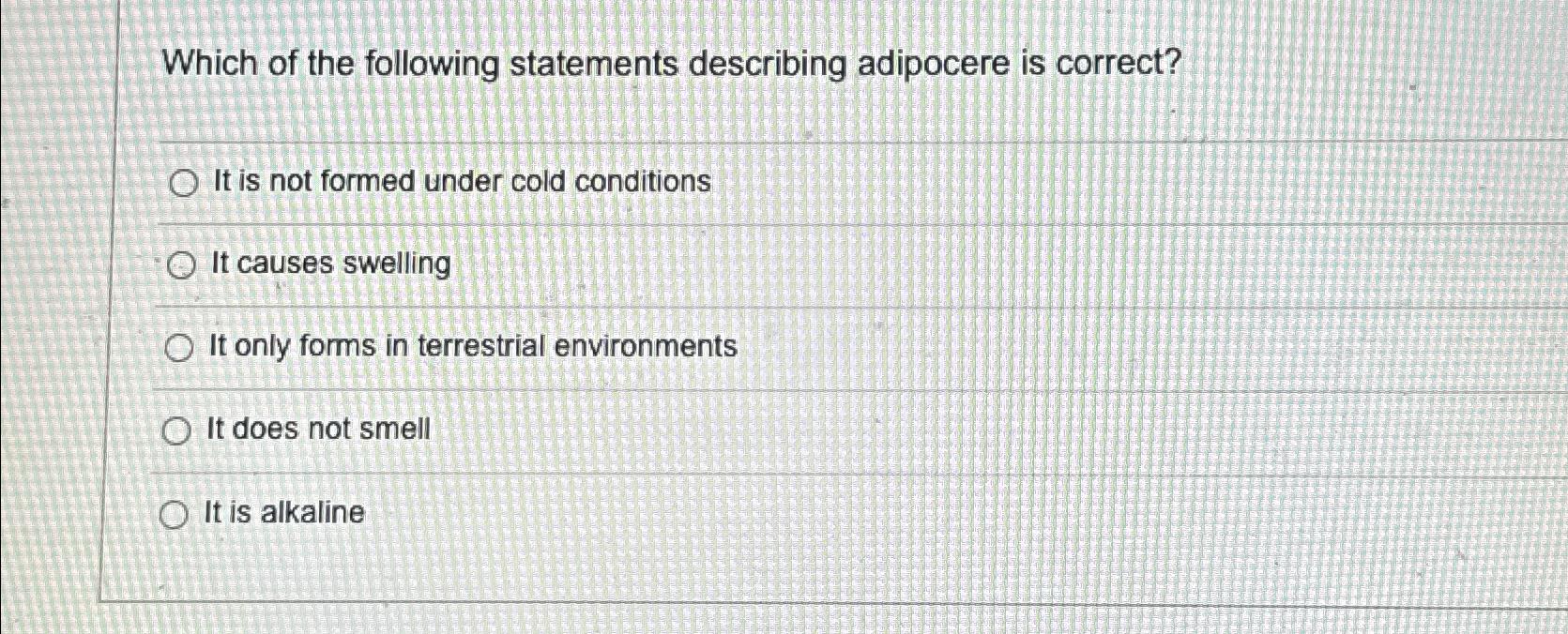 Solved Which of the following statements describing | Chegg.com