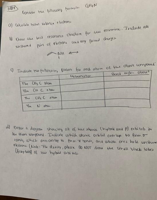 Solved Consider the following formula. GHAN a) Cakulate | Chegg.com