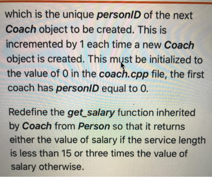 Solved 2-1. (18 marks) Define and implement a class named | Chegg.com
