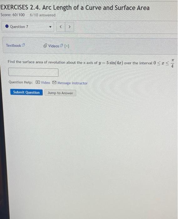 Solved lat c be the curve y=7x for 2.2≤x≤3.5. Find the | Chegg.com