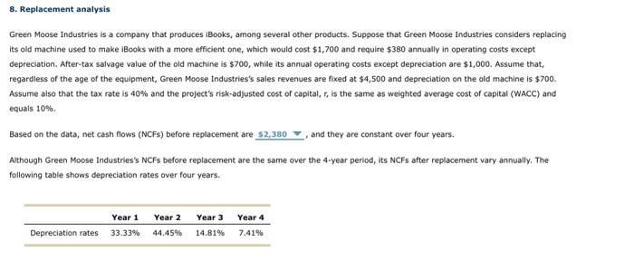 1. What is the net present value (NPV), the internal | Chegg.com