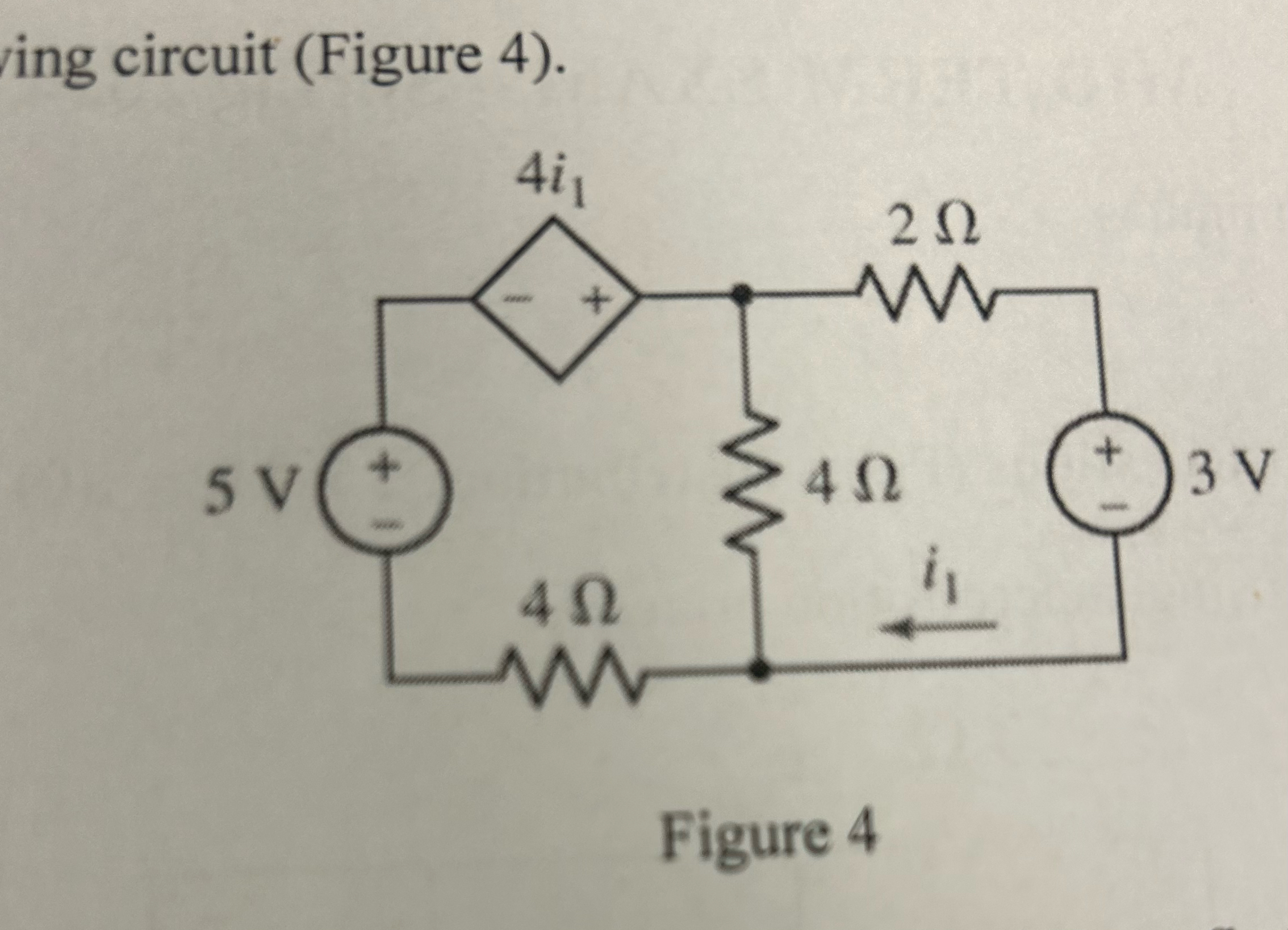 Solved ing circuit Find i1 ﻿for the folloiwing circuit | Chegg.com