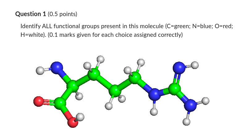 Solved Question 1 (0.5 ﻿points)Identify ALL functional | Chegg.com