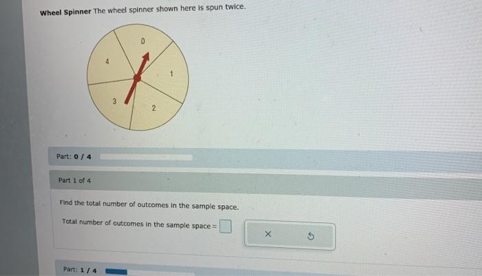 Solved Wheel Spinner The wheel spinner shown here is spun | Chegg.com