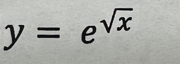 Solved y=ex | Chegg.com