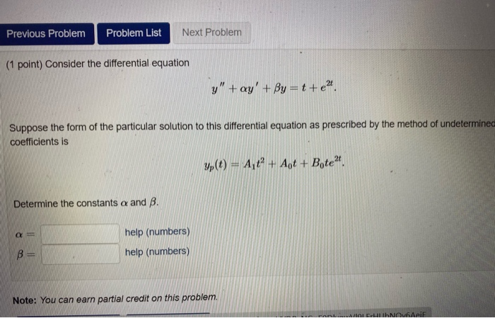 Solved Assignment 4 Problem 7 Previous Problem Problem List 3057