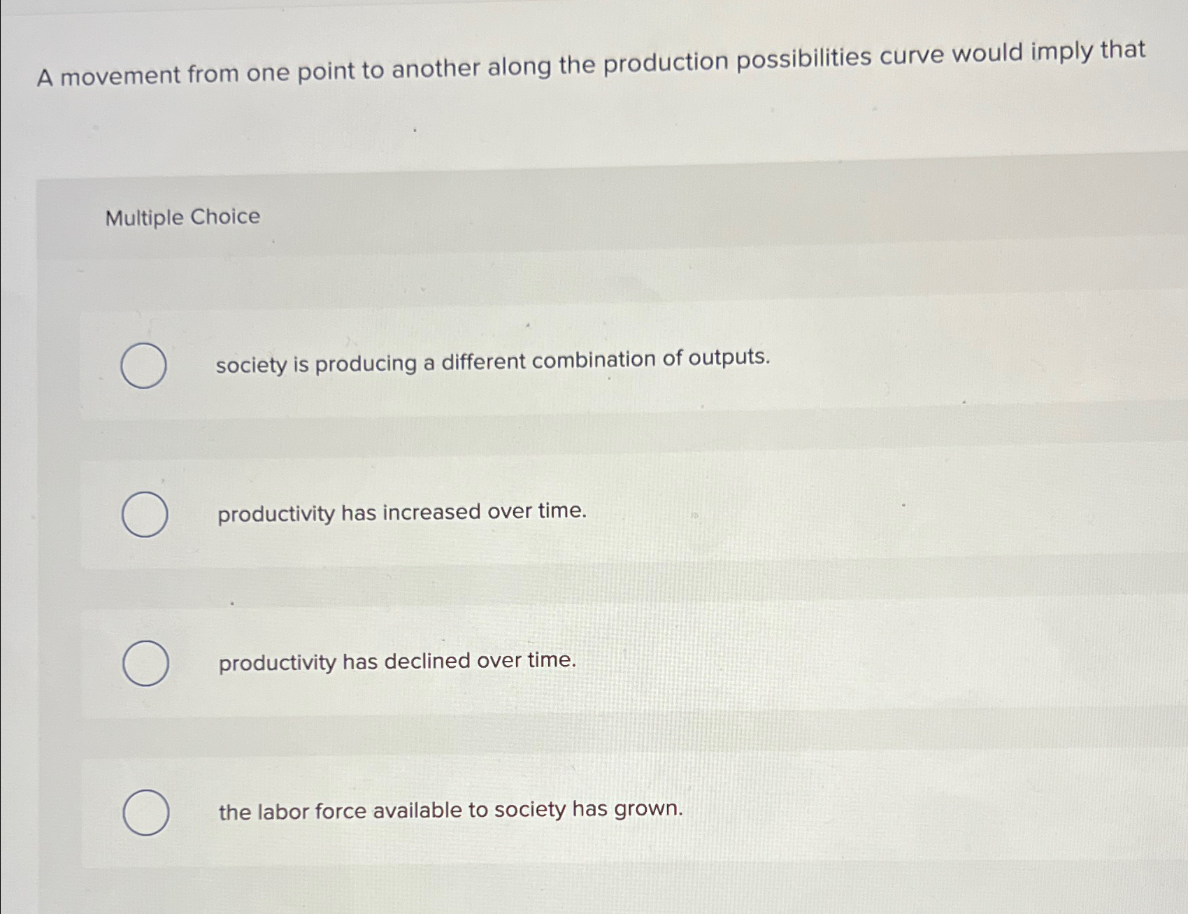 Solved A movement from one point to another along the | Chegg.com