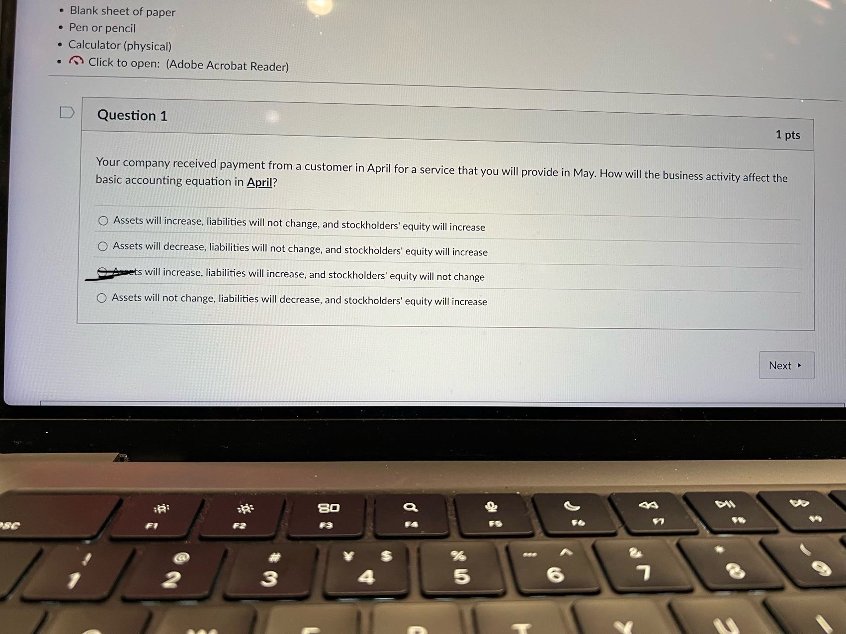 Solved Blank sheet of paperPen or pencilCalculator | Chegg.com