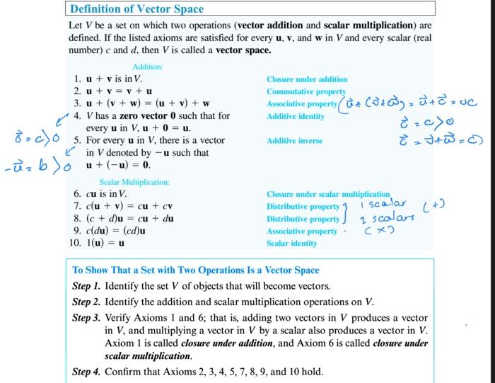 Solved 1. Let V[[a b]a,b,c e R. B 1 with addition and scalar | Chegg.com