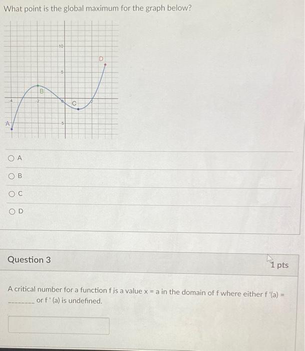 Solved If f(x) has a local maximum at x=c then f′(x) will | Chegg.com