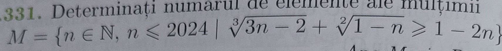 Solved Determine the number of elements | Chegg.com