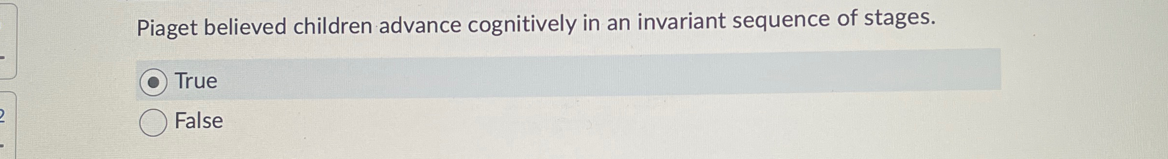 Solved Piaget believed children advance cognitively in an | Chegg.com