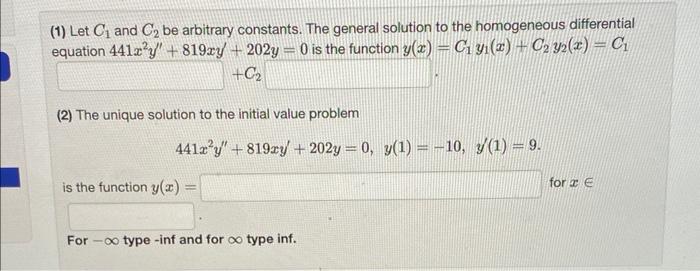 [Solved]: dq (1) Let ( C_{1} ) and ( C_{2} ) be arbitrar