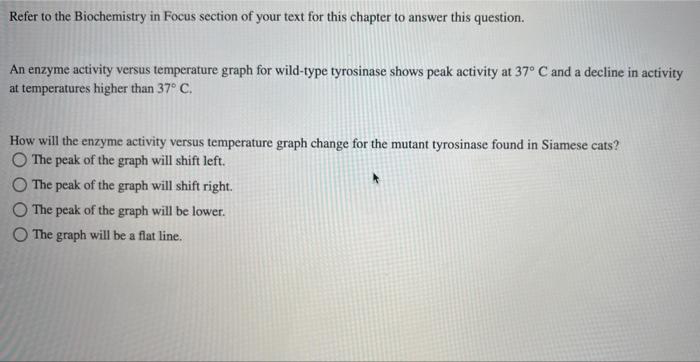 Solved Refer to the Biochemistry in Focus section of your | Chegg.com