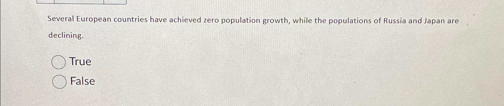 Solved Several European countries have achieved zero | Chegg.com
