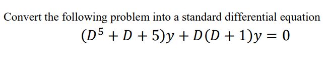 Convert the following problem into a standard | Chegg.com