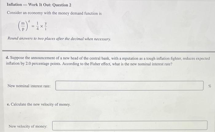 Solved Inflation - Work It Out: Question 2 Consider an | Chegg.com