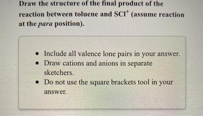 Solved Draw the structure of the final product of the | Chegg.com